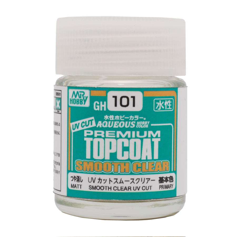 GSIクレオス GH101 水性ホビーカラー プレミアムトップコート UVカット スムースクリアー つや消し 18ml : AAA 茨城 Yahoo!店 - 通販 - Yahoo!ショッピング