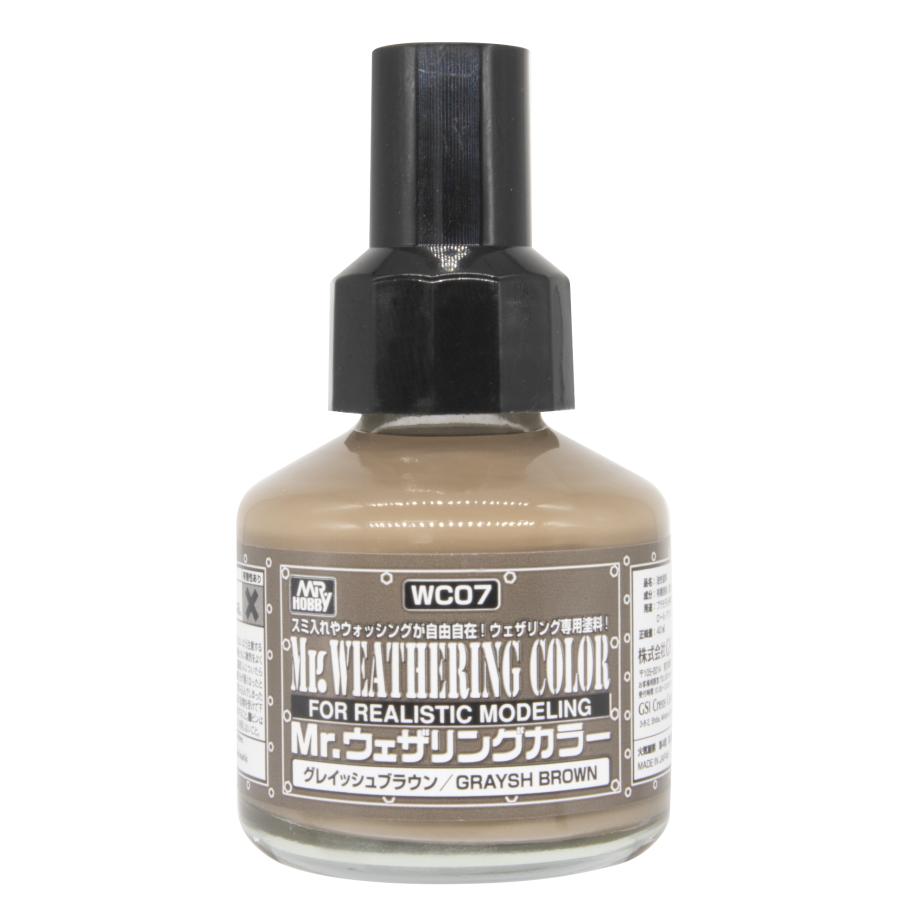 GSIクレオス WC07 Mr.ウェザリングカラー グレイッシュブラウン 40ml : AAA 茨城 Yahoo!店 - 通販 - Yahoo!ショッピング