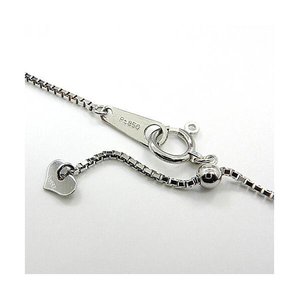 50センチ プラチナ850（PT850）ベネチアン1ミリ ネックレス(幅1mm・長さ50cm/長さ調整可能・ハートパーツ）送料無料 : アーアゼロワンジュエリー - 通販 - Yahoo!ショッピング