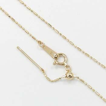 長さ50センチ スライドピン スモールアンド ロング カットボールチェーンK18PG/K18G/K18WG(幅0.8ミリ・長さ50センチ/長さ調節可能) : アーアゼロワンジュエリー - 通販 ...