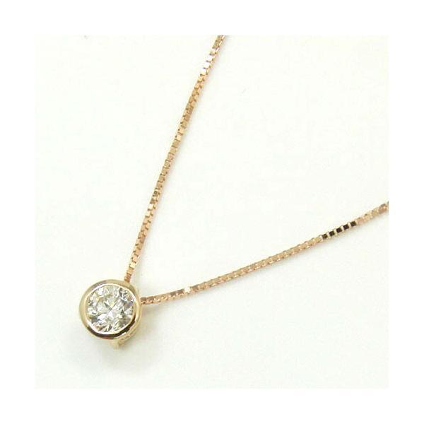 K18PG 天然ダイヤ 0.15ct TypeAAAAプチネックレス(ベネチェーン付) : c250b-bene : アーアゼロワンジュエリー - 通販 - Yahoo!ショッピング