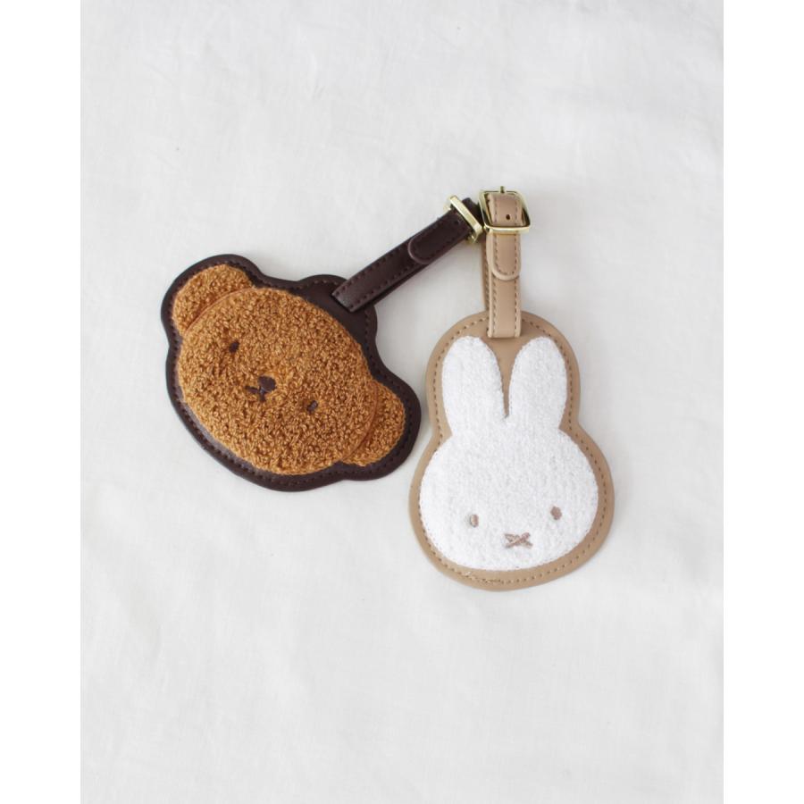 Miffy ミッフィー ラゲージタグ ネームタグ サガラ刺繍 ボリス 旅行 目印 名前 チャーム トラベルグッズ キャラクター MIFFY BORIS フェイス シフレ 7125 ...