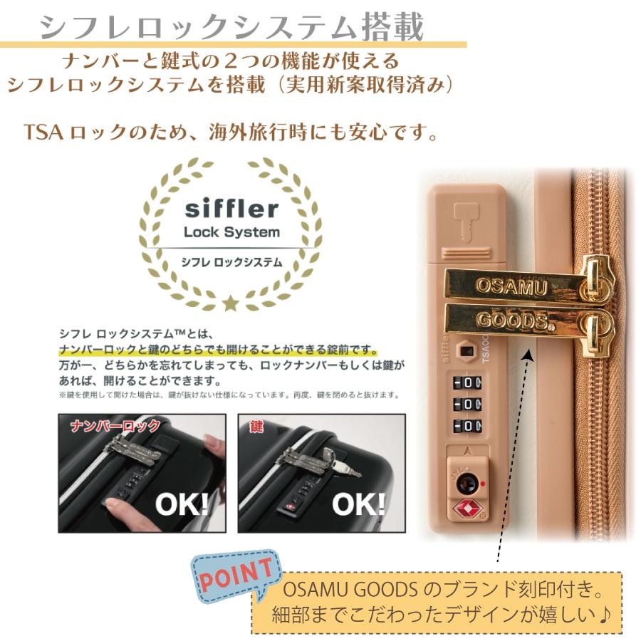 ハピタス オサムグッズ トランク風 スーツケース 機内持ち込み