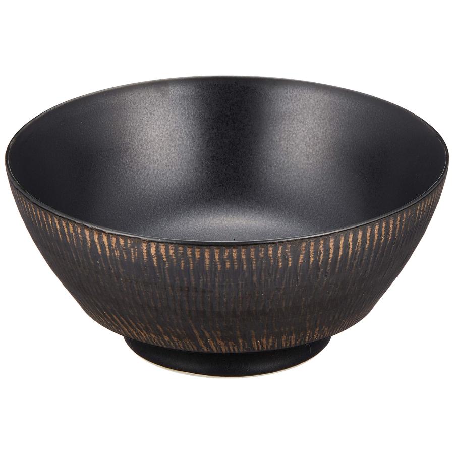 有田焼 李壮窯 「 究極の ラーメン鉢 」 黒釉吹飛び鉋 直径約18×高さ8cm ラーメン丼 どんぶり 器 陶器 電子レンジ 食洗機対応 日本製 R0 : A&Max - 通販 - Yahoo ...