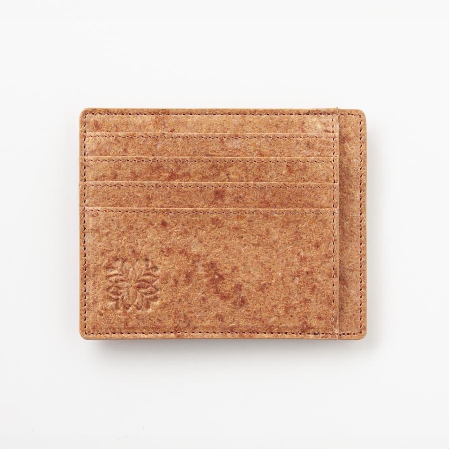 スリムカードケース ココナッツレザー製 ダスキーピンク : Aashaヤフー店 - 通販 - Yahoo!ショッピング