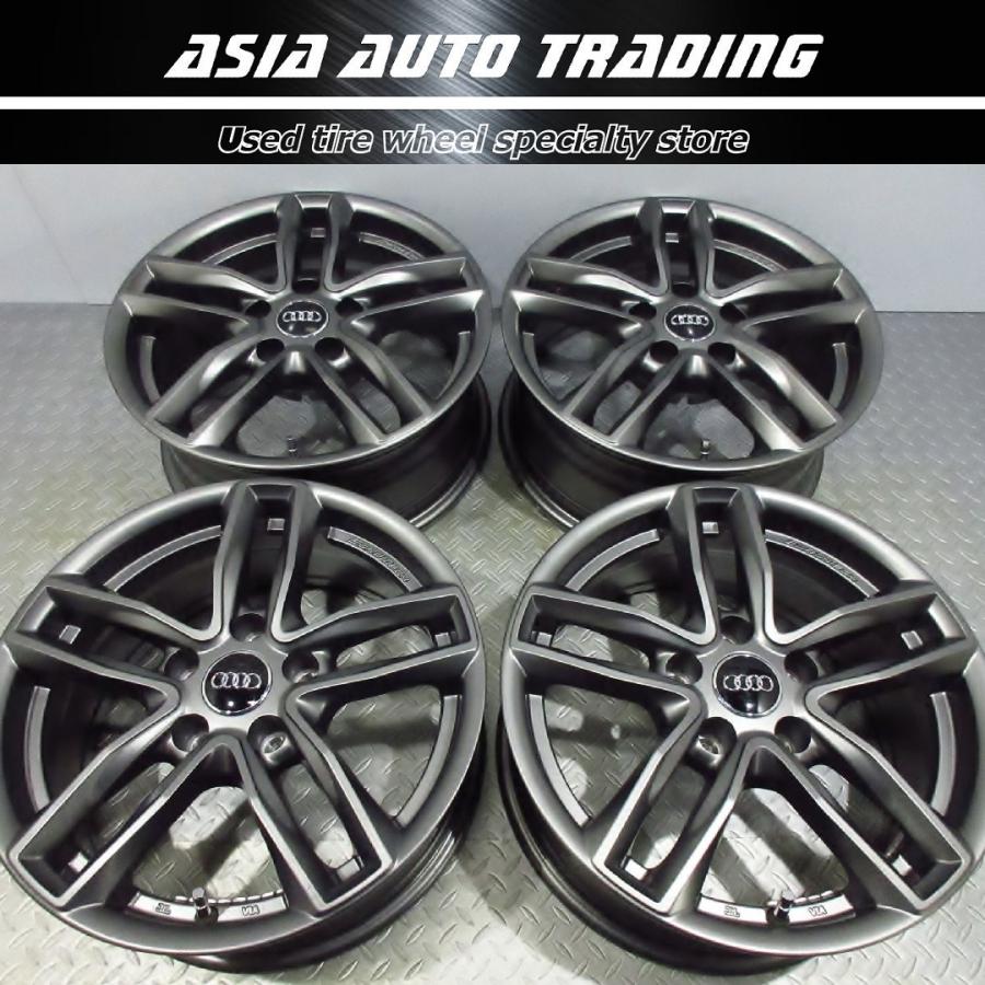 LEHRMEISTER 美品 走行極少 ユーロテック GAYA5 アウディ純正キャップ仕様 16インチ 6.5J+29 PCD112-5穴 AUDI 8W A4 車検やスタッドレス用に ...