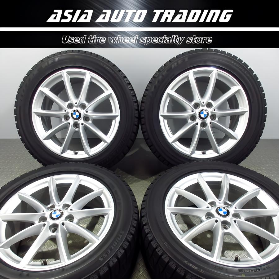 BMW 美品 F48 X1 純正 Yスポーク 560 7.5J+52 PCD112-5穴 ブリヂストン BLIZZAK RFT 225/55R17 ランフラット スタッドレス F39 X2 等 ...