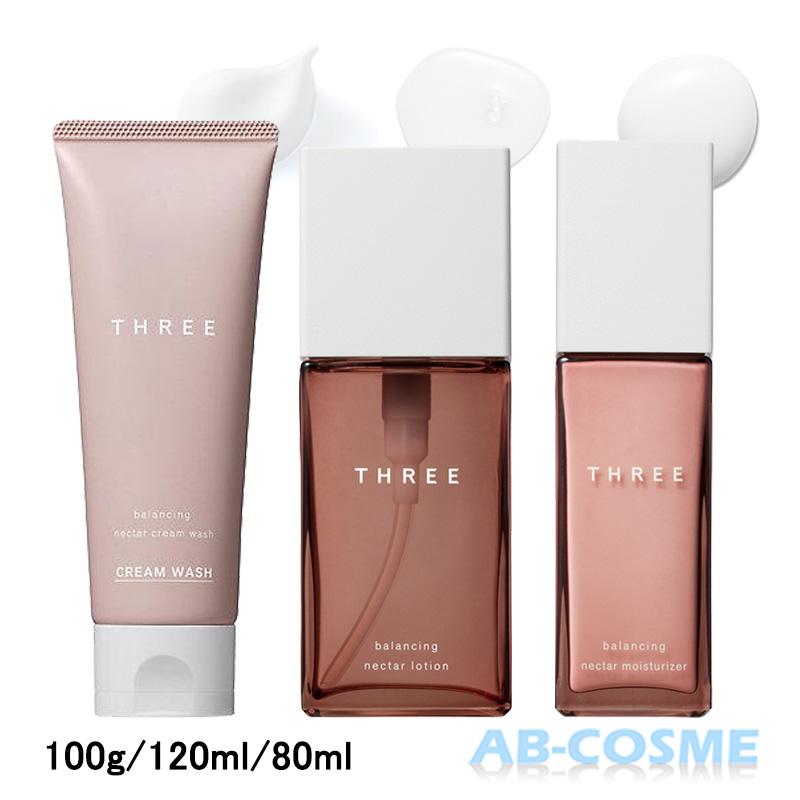 THREE（コスメ） スキンケアセット スリー THREE バランシングネクター 100g/120ml/80ml 乾燥〜普通肌向け : AB-COSME Yahoo!店 - 通販 ...