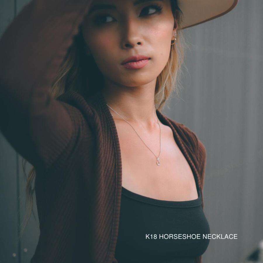 18金 ネックレス メンズ 馬蹄 ホースシューネックレス k18 18k ゴールドネックレス シンプル 40cm 45cm 50cm喜平チェーン 選択可能 ショッパー袋 … : aBALENT ...