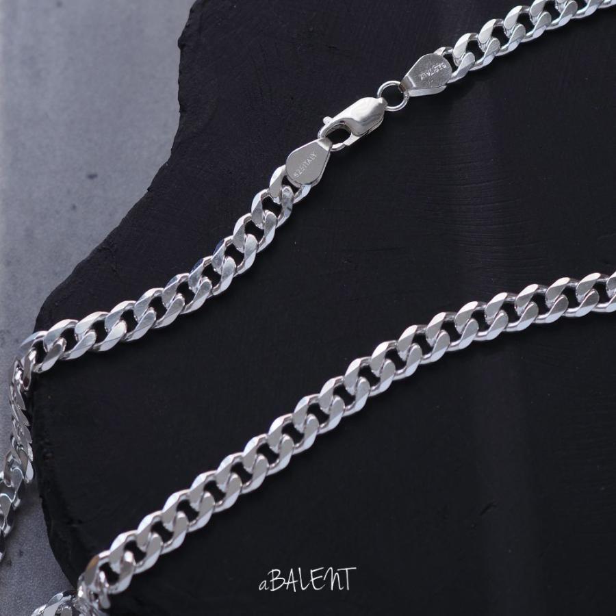 シルバー925 喜平 ネックレス イタリア製 6面カット 幅6mm 50cm 55cm キヘイ チェーン シンプル 金属アレルギー対応 : aBALENT - 通販 - Yahoo!ショッピング