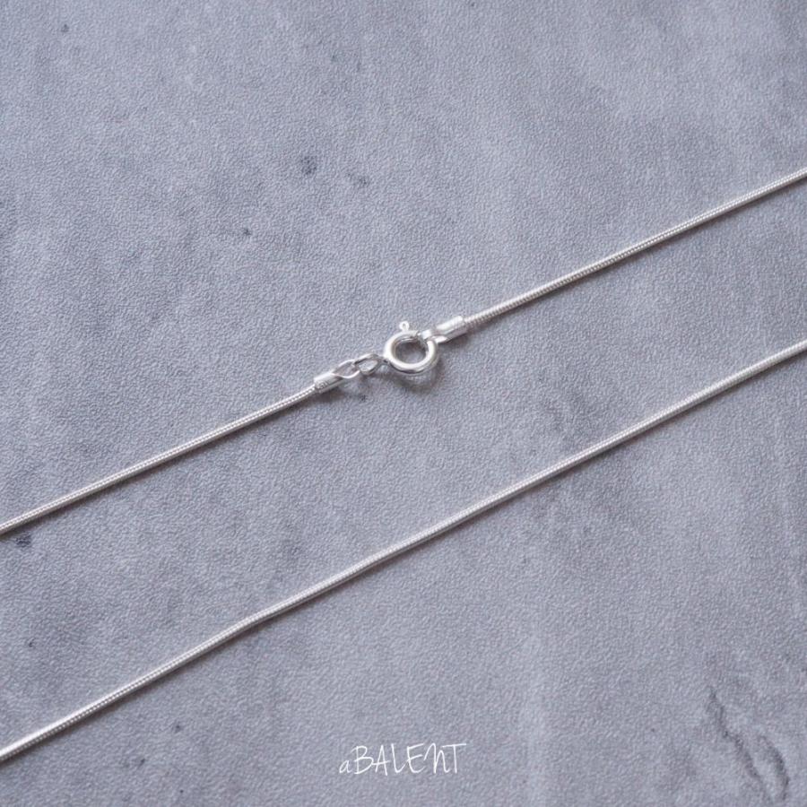 シルバー925 スネークチェーン メンズ レディース 幅1mm 45cm 50cm 55cm 細め 金属アレルギー対応 : aBALENT - 通販 - Yahoo!ショッピング