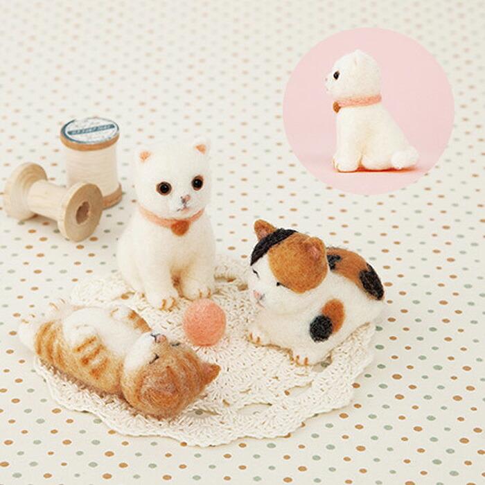 ハマナカ 羊毛フェルトキット ねこの赤ちゃん メール便/宅配便可 h441-580 : 手芸用品のABCクラフト - 通販 - Yahoo!ショッピング