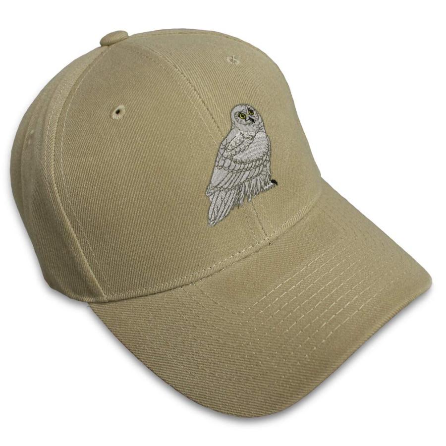 Baseball Cap Snowy Owl Embroidery Animals Birds Acrylic Hats for 並行輸入品 ...