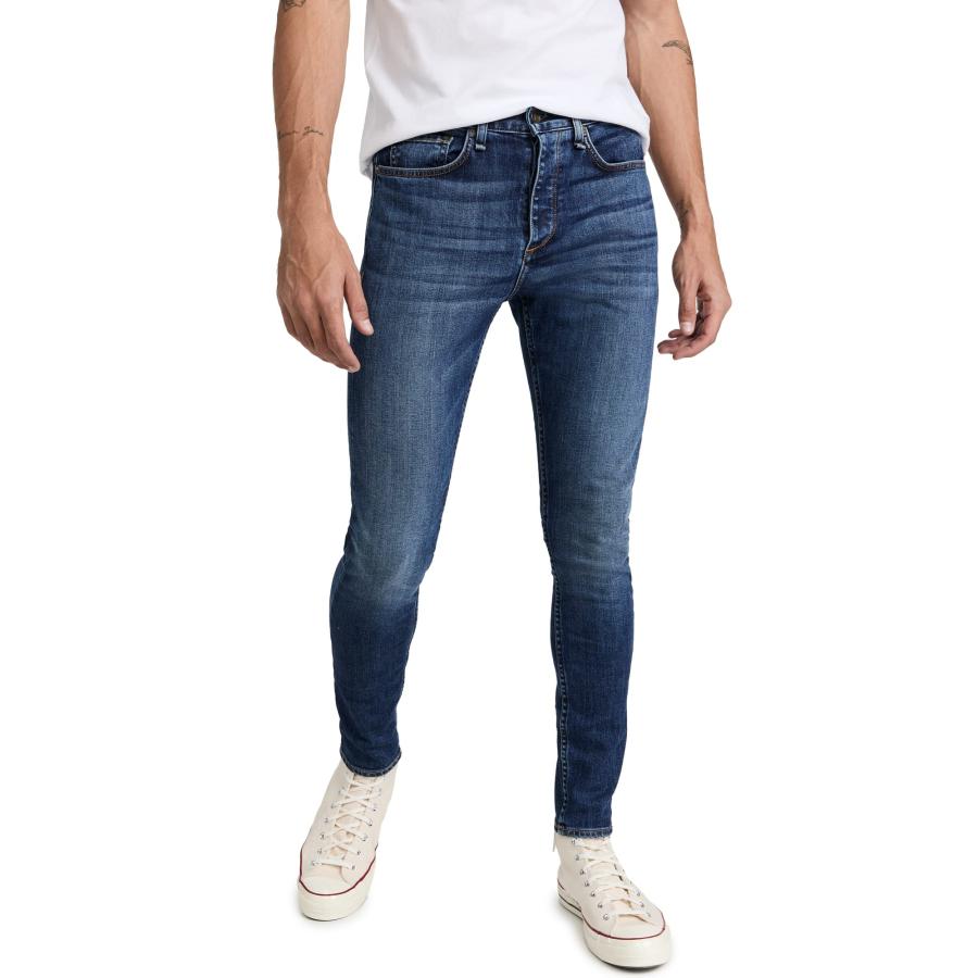 rag & bone Standard Issue Men's Fit 1 Jeans, Throop, Blue, 34 並行輸入品 ...