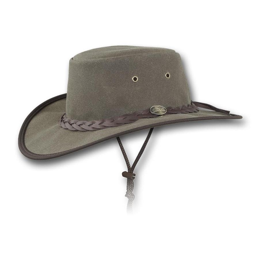 Barmah Hats Waxed Canvas Drover Hat Item 1058 (Field Tan, Larg 並行輸入品 ...
