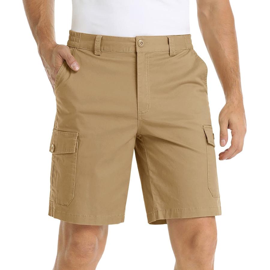 Generic Cargo Shorts for Men Pants Short Mens Flat Front 並行輸入品 ...