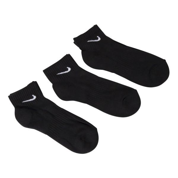 NIKE（ナイキ） NIKEウェア ナイキウェア 3P EVERYDAY クウォーター ソックス SX7667-010 010BLACK ...