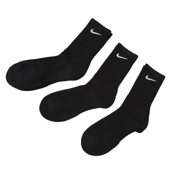 NIKE（ナイキ） 3P EVERYDAY クルー ソックス ソックス SX7664 010 BLACK : ABC-MART Yahoo!店 ...