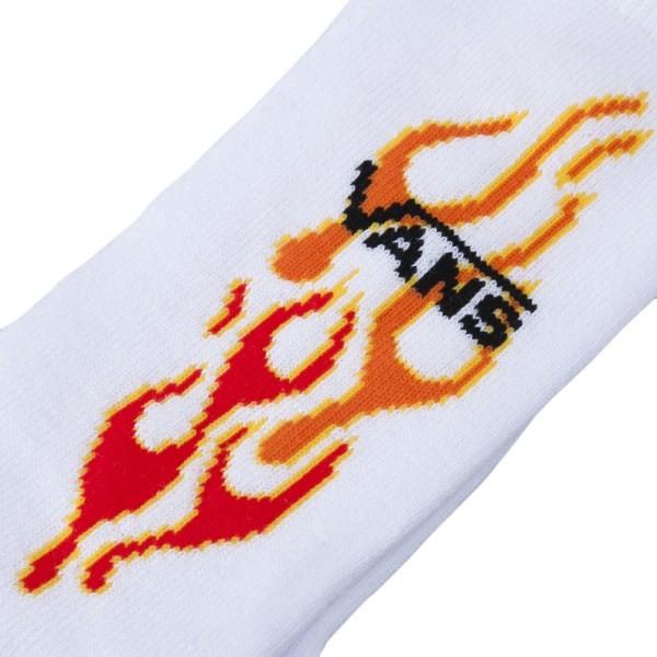VANS（ヴァンズ） VANSウェア Fire Flame Socks ソックス CD19SS-UX01 WHITE : ABC-MART ...