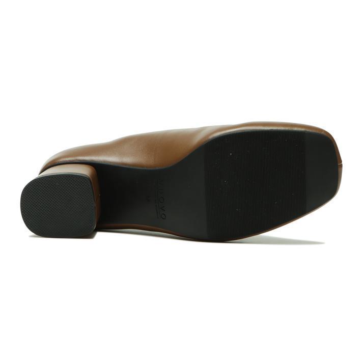 NUOVO レディース ヌオーヴォ SQ ROUND HEEL 5 スクエア ラウンド ヒール NE40136 BROWN : ABC-MART Yahoo!店 - 通販 - Yahoo!ショッピング