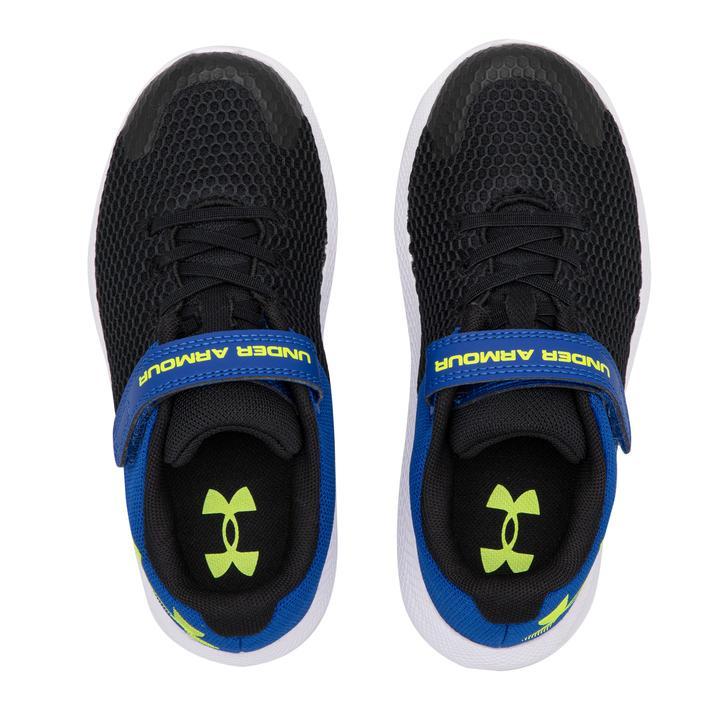 UNDER ARMOUR キッズ アンダーアーマー U170-220 UA PURSUIT 2 AC BIG L パスート2 ビッグロゴ 3024485 002BLK/WHT/HVY ...
