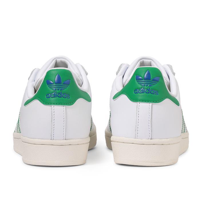 ADIDAS アディダス SUPERSTAR スーパースター GX9878 FWHT/OWHT/GRN : 6309230001044 ...
