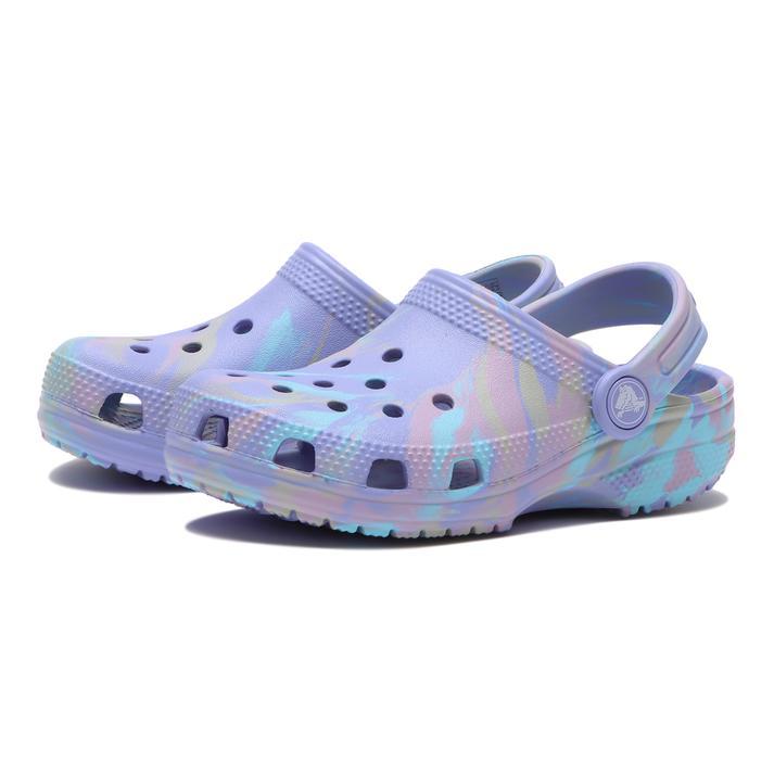 crocs（クロックス） キッズ 18-21 CLASSIC MARBLED CLOG K クラシック マーブル クロッグ キッズ ...