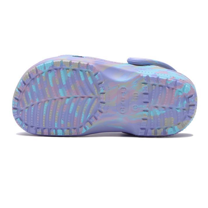 crocs（クロックス） キッズ 18-21 CLASSIC MARBLED CLOG K クラシック マーブル クロッグ キッズ ...