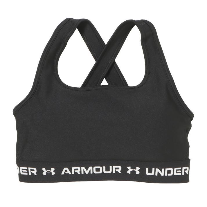 UNDER ARMOUR アンダーアーマー W UA Crossback Mid Bra ブラトップ 1361034 006BLK/BLK ...