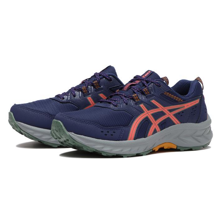 ASICS レディース アシックス W GEL-VENTURE 9 ゲルベンチャー 1012B314.400 IDG BL/PAPAYA ...