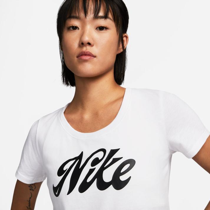 NIKE レディース ナイキ W TEE SCRIPT ショートスリーブ FD2987 100WHITE/BLACK : ABC-MART Yahoo!店 - 通販 - Yahoo!ショッピング