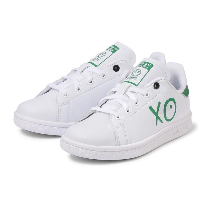 adidas キッズ ADIDAS アディダス 17-21STAN SMITH C スタンスミス HQ6729 FTWW/FTWW/CBLA ...