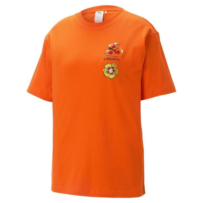 PUMA（プーマ） レディース W LIBERTY GRAPHIC TEE ショートスリーブ 539829 23C.PEPPER : ABC ...