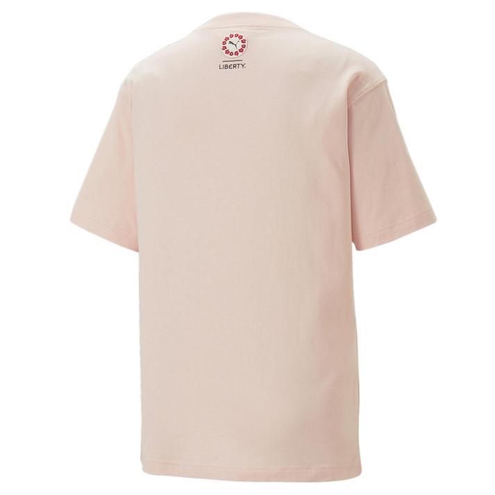 PUMA レディース プーマ W LIBERTY GRAPHIC TEE ショートスリーブ 539829 66ROSE DUST : ABC ...