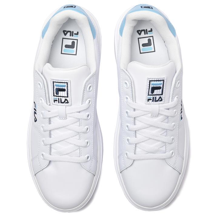 FILA フィラ COURT PLUMPY SL コートプランピーエスエル USS21091150 WHITE/BLUE : ABC-MART ...