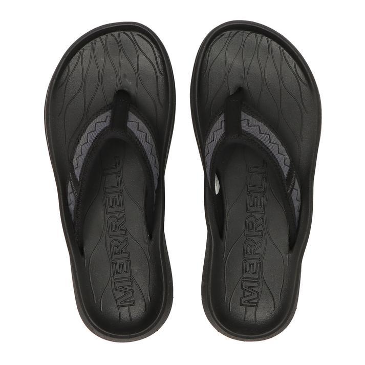 MERRELL（メレル） HUT ULTRA FLIP ハットウルトラフリップ J005327 BLACK/BLACK : ABC-MART ...