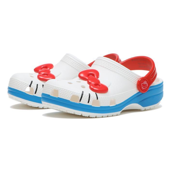 crocs キッズ クロックス 18-21 HELLOKITTY IAM CLSCLG K ハローキティアイアイムクラシッククロッグキッズ ...
