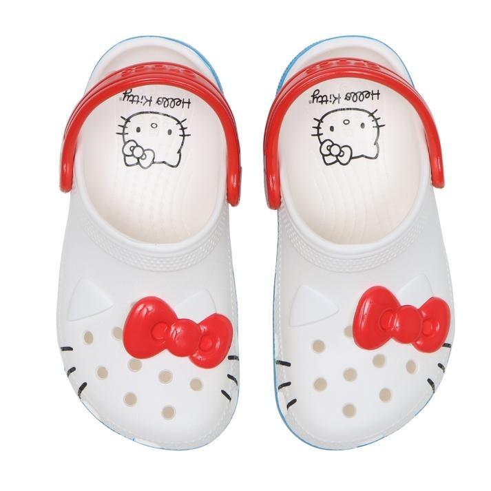 crocs キッズ クロックス 18-21 HELLOKITTY IAM CLSCLG K ハローキティアイアイムクラシッククロッグキッズ ...