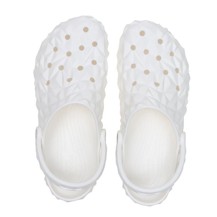 crocs（クロックス） CLASSIC GEOMETRIC CLOG クラシックジオメトリッククロッグ 209563-100 WHITE ...