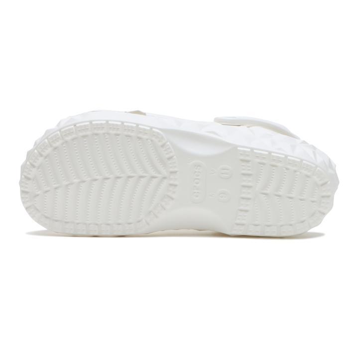 crocs クロックス CLASSIC GEOMETRIC CLOG クラシックジオメトリッククロッグ 209563-100 WHITE ...