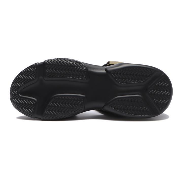 レディース ABC SELECT エービーシーセレクト VL GL SND 6.5 ボリュームグリッターサンダル W2042 BLACK ...