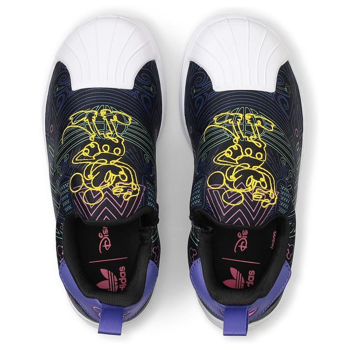 キッズ ADIDAS アディダス 17-21 SST 360 C SST 360（ディズニー） IF1256 CORE/FTWR/YELL ...