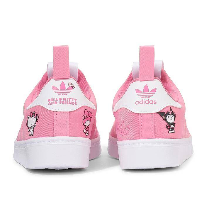 adidas キッズ ADIDAS アディダス 17-21 SST 360 C 360（ハローキティ） IF3558 PINK/FTWR ...