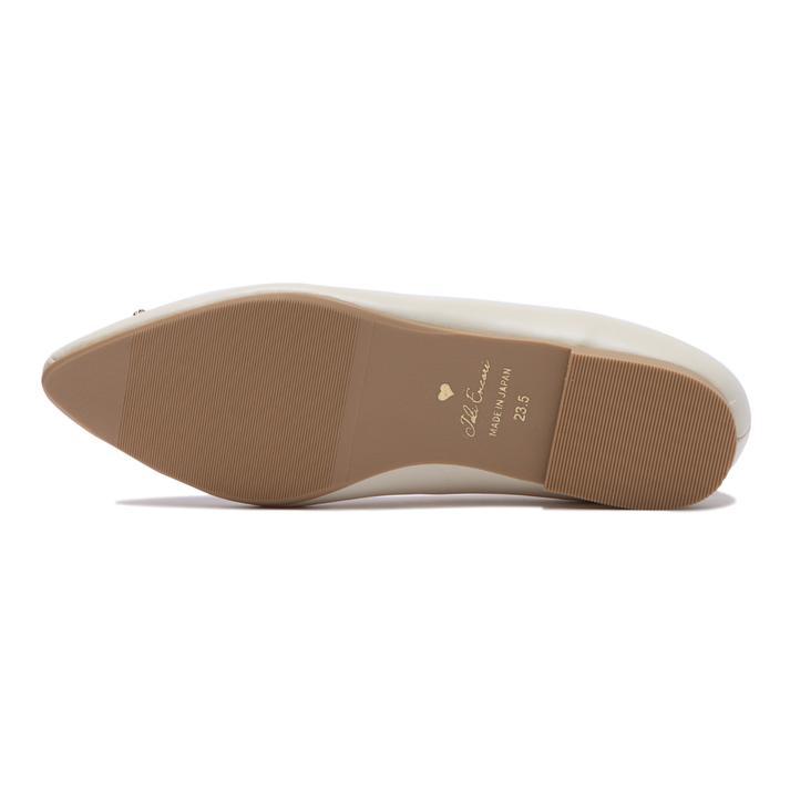 レディース JOLI ENCORE ジョリー アンコール FLAT BIJOU PUMPS フラットビジューパンプス JE-MS101 IVORY : ABC-MART Yahoo!店 ...