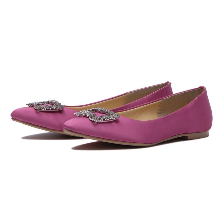 レディース JOLI ENCORE ジョリー アンコール FLAT BIJOU PUMPS フラットビジューパンプス JE-MS101 ST/PINK : ABC-MART Yahoo!店 ...