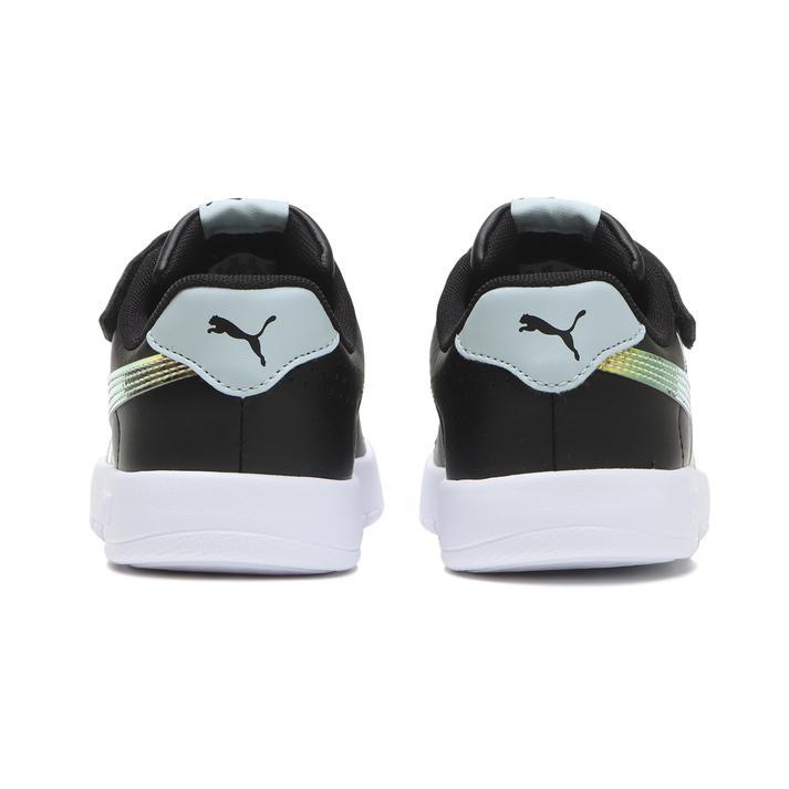 キッズ PUMA プーマ 17-21 COURTFLEX V3 PUMA PS コートフレックス V3 PS 401272 ABC-MART限定 *01BLK/F.DEW ...
