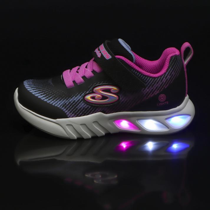 SKECHERS（スケッチャーズ） キッズ 17-21 FLICKER FLASH フリッカーフラッシュ 303704L BKMT : ABC ...