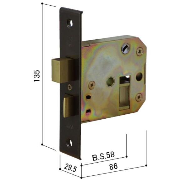 YKK AP HHJ0025 主錠ケース WEST製 錠ケース記号:5500 : ABCshop - 通販 - Yahoo!ショッピング