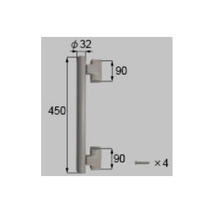 LIXIL QDC12 LIXIL TOSTEM トステム 内側バーハンドル プレナスII ソフトグレー : ABCshop - 通販 - Yahoo!ショッピング