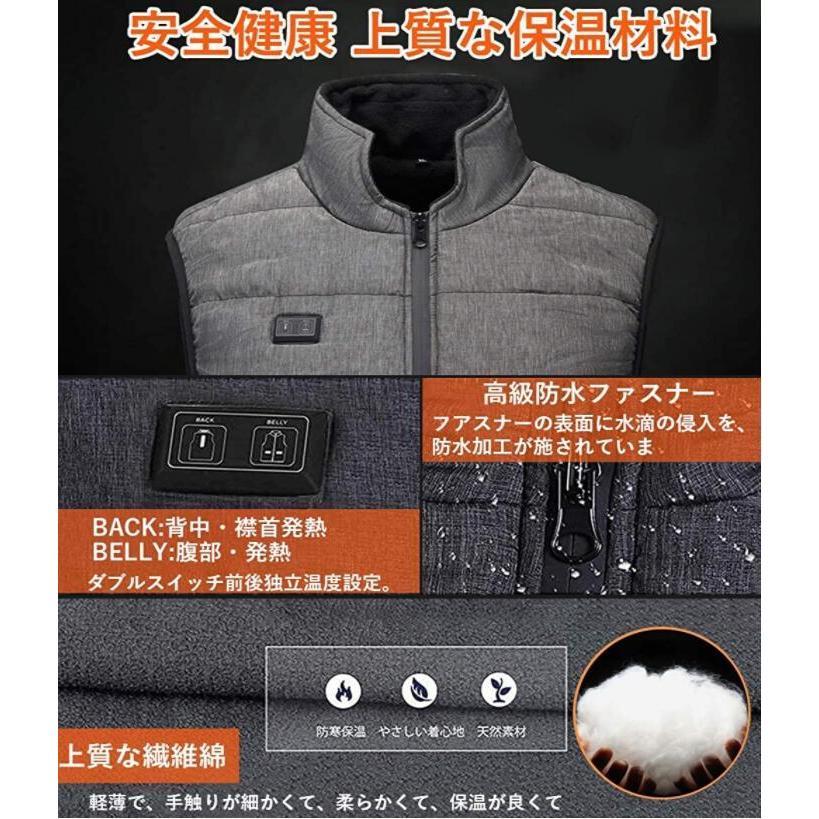 電熱ベスト 当日発送 電熱ジャケット 9箇所発熱ヒートベスト usb 3段階調温 防寒着 加熱服 登山釣りウェア 洗濯可能 F010 : ABC-SHOP - 通販 - Yahoo!ショッピング